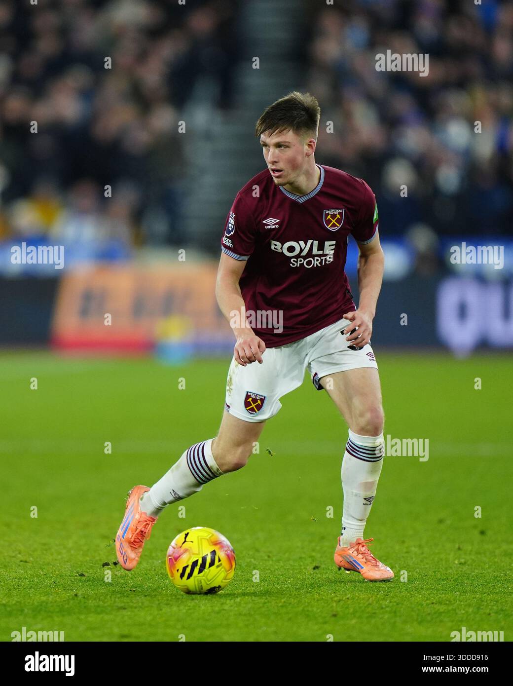 West Ham United's Oliver Scarles during the Premier League match at the ...
