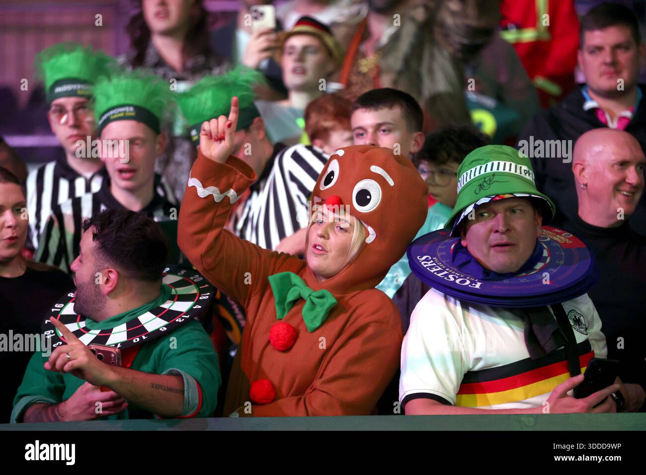 Fan on day seventeen of the Paddy Power World Darts Championship at the ...