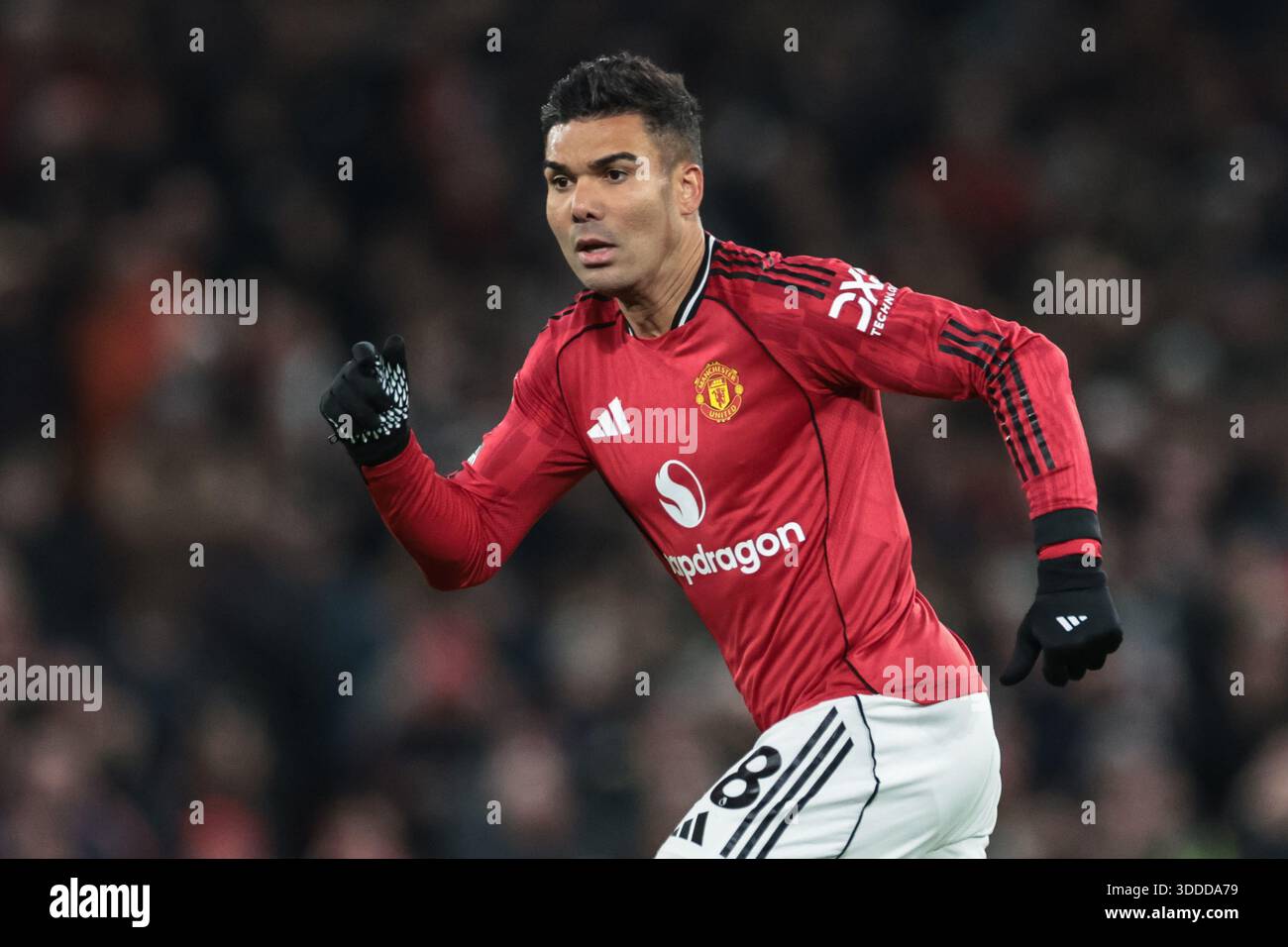 Casemiro of Manchester United during the Premier League match ...