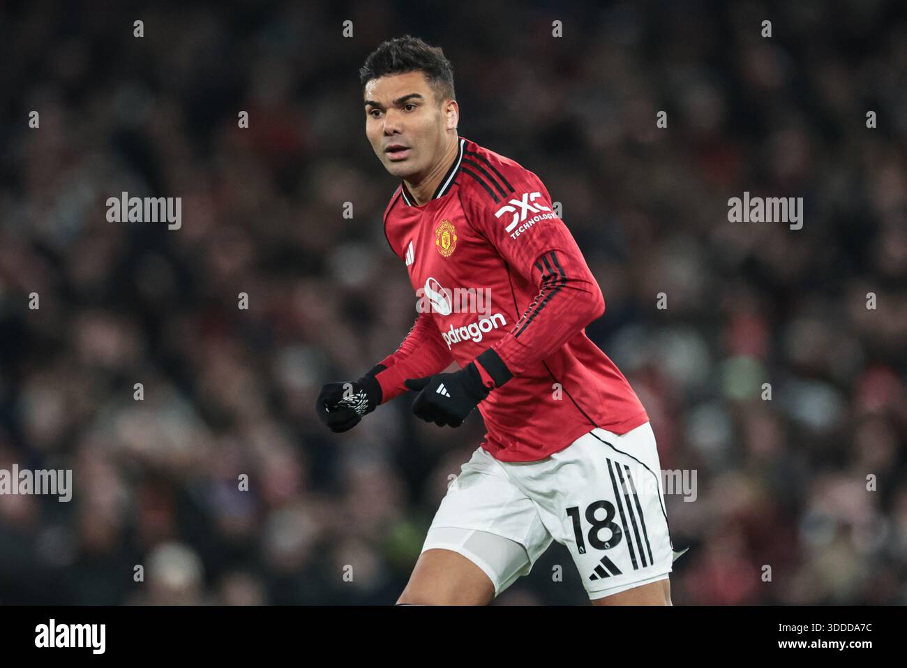 Casemiro of Manchester United during the Premier League match ...