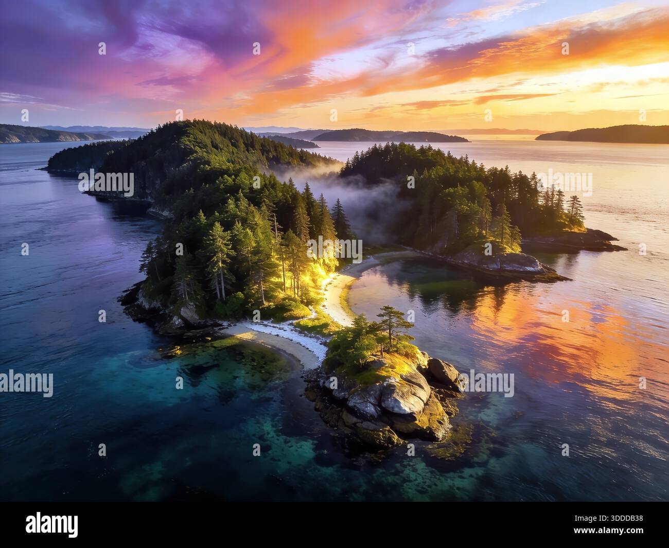 Idyllic outdoor escape Stock Vector Images - Alamy