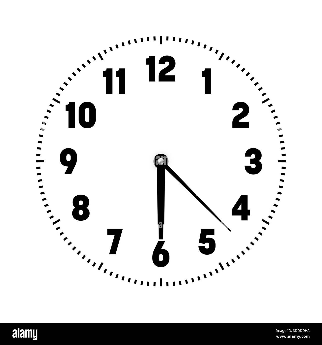 Mechanical clock face with arabic numerals, bezel. Watch dial with ...
