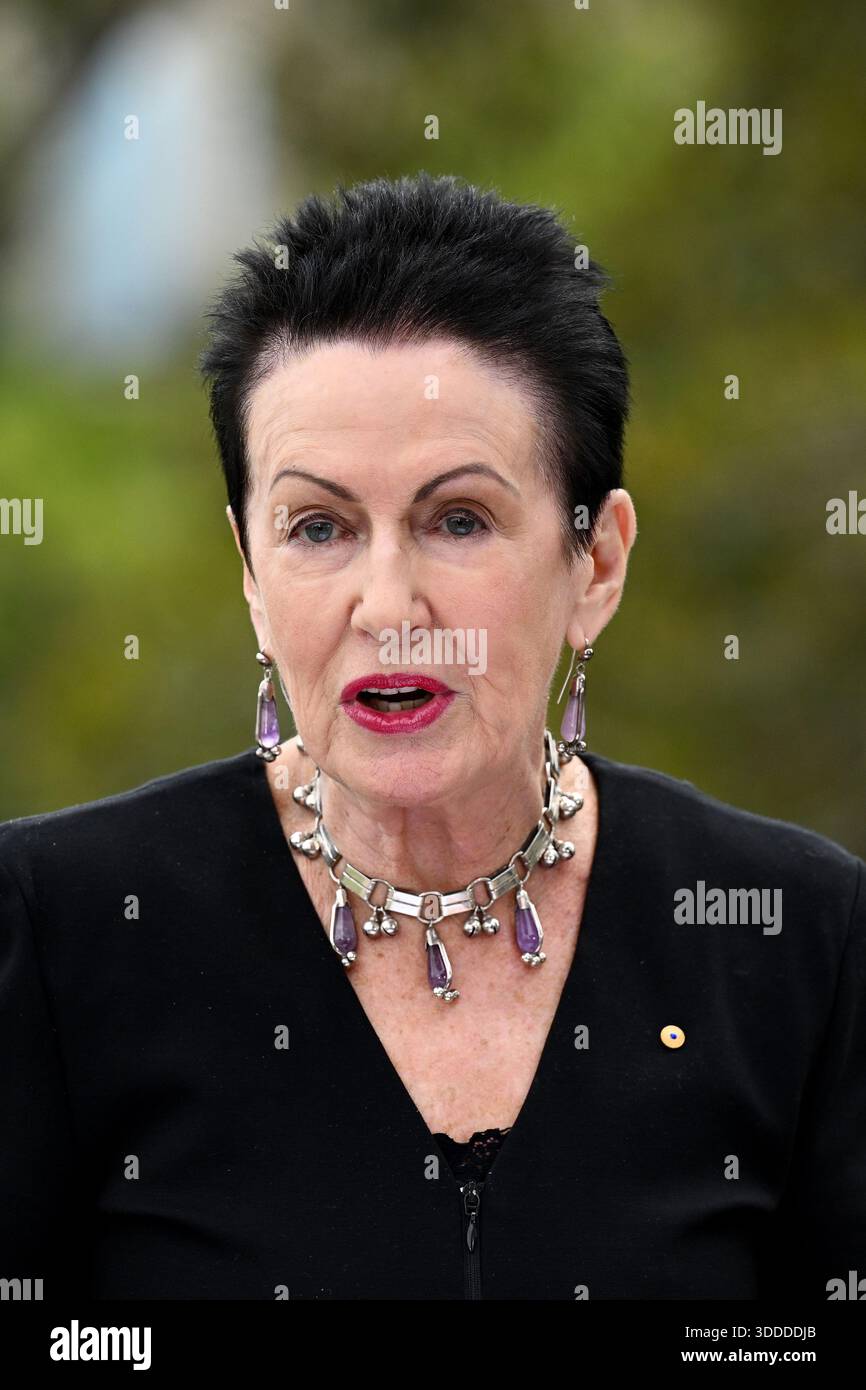Sydney Lord Mayor Clover Moore addresses media during the City of ...