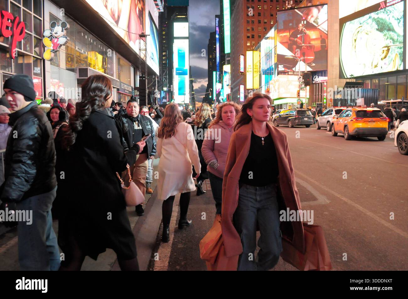 People walk in Times Square, Manhattan, New York City Stock Photo - Alamy