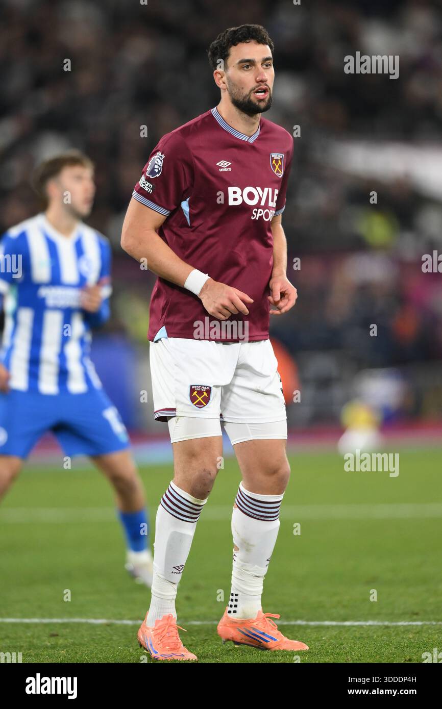 Max kilman of West Ham United during the Premier League match between ...