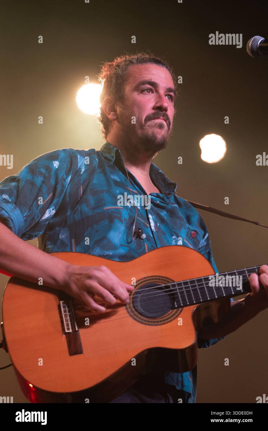 Singer Mr Kilombo performs live during a concert at La Riviera in ...