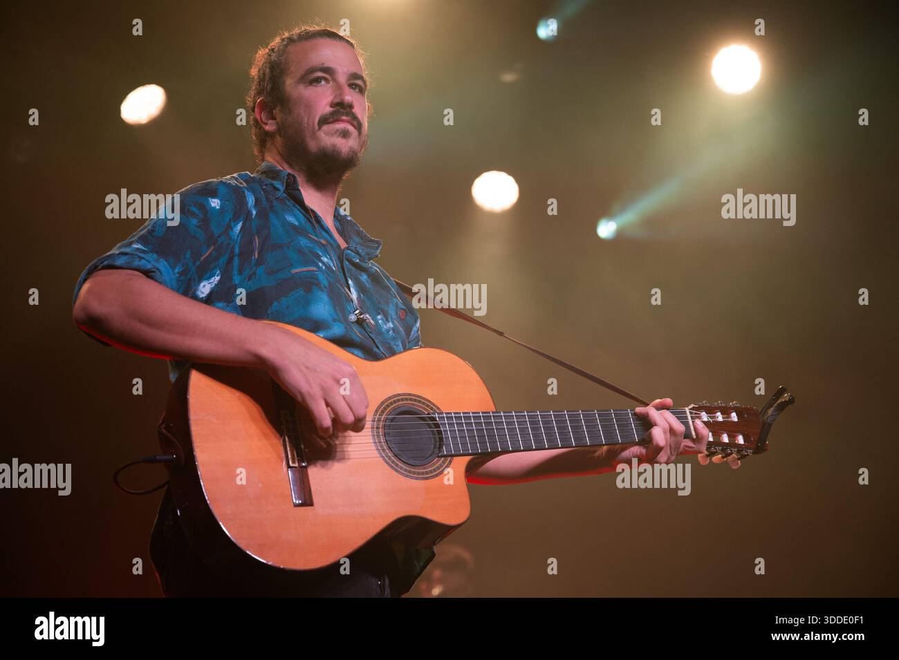 Singer Mr Kilombo performs live during a concert at La Riviera in ...