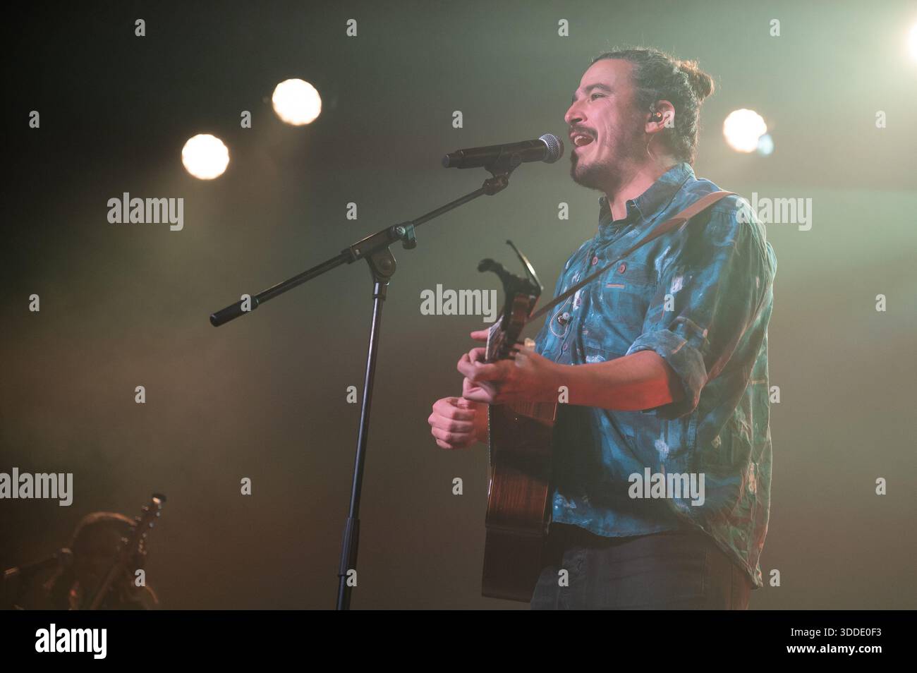 Singer Mr Kilombo performs live during a concert at La Riviera in ...