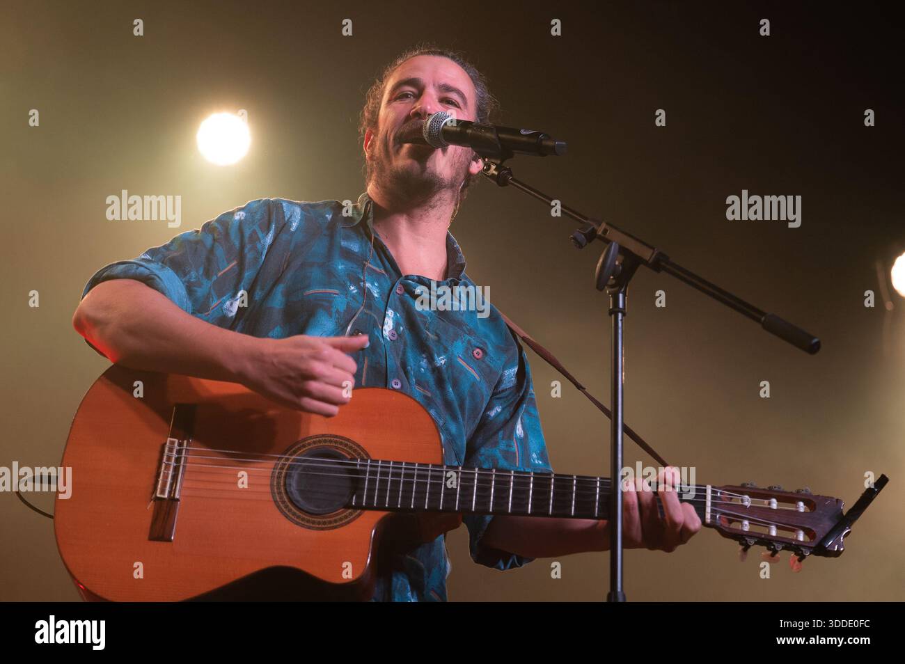 Singer Mr Kilombo performs live during a concert at La Riviera in ...