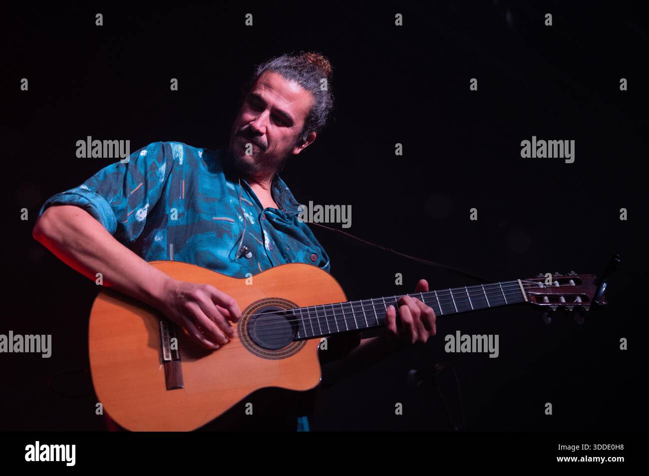 Singer Mr Kilombo performs live during a concert at La Riviera in ...