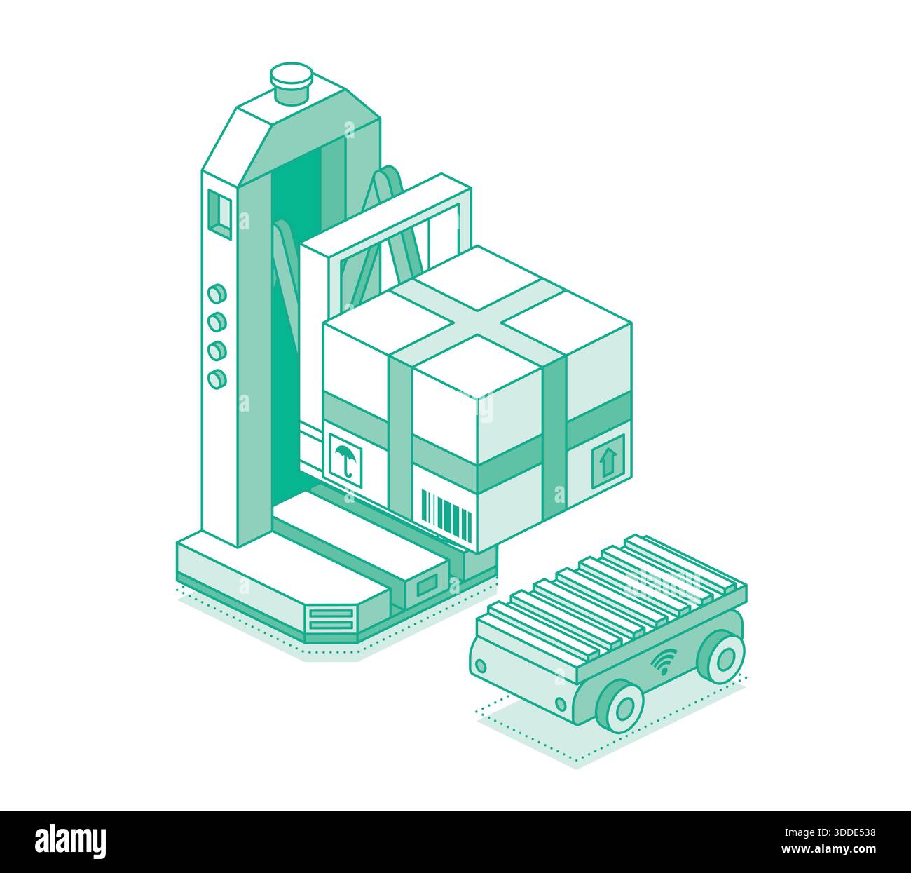 Loading automation Cut Out Stock Images & Pictures - Alamy