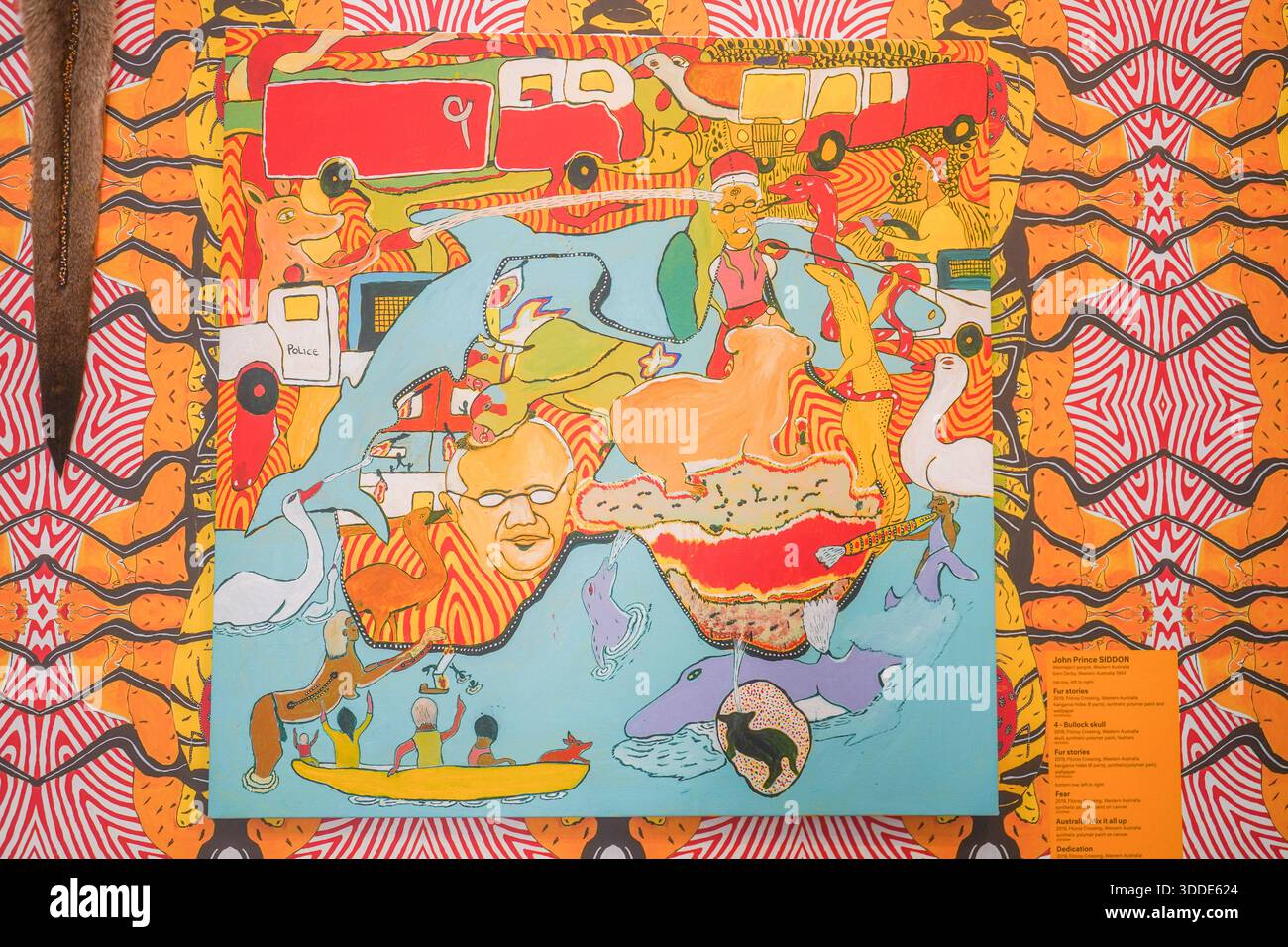 John Prince SIDDON Walmajarri people, Western Australia 1964 Stock ...