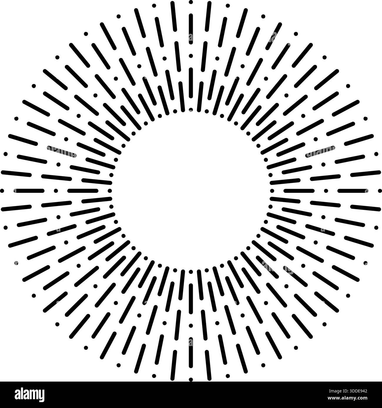 Vintage sunburst sunset beams Cut Out Stock Images & Pictures - Alamy