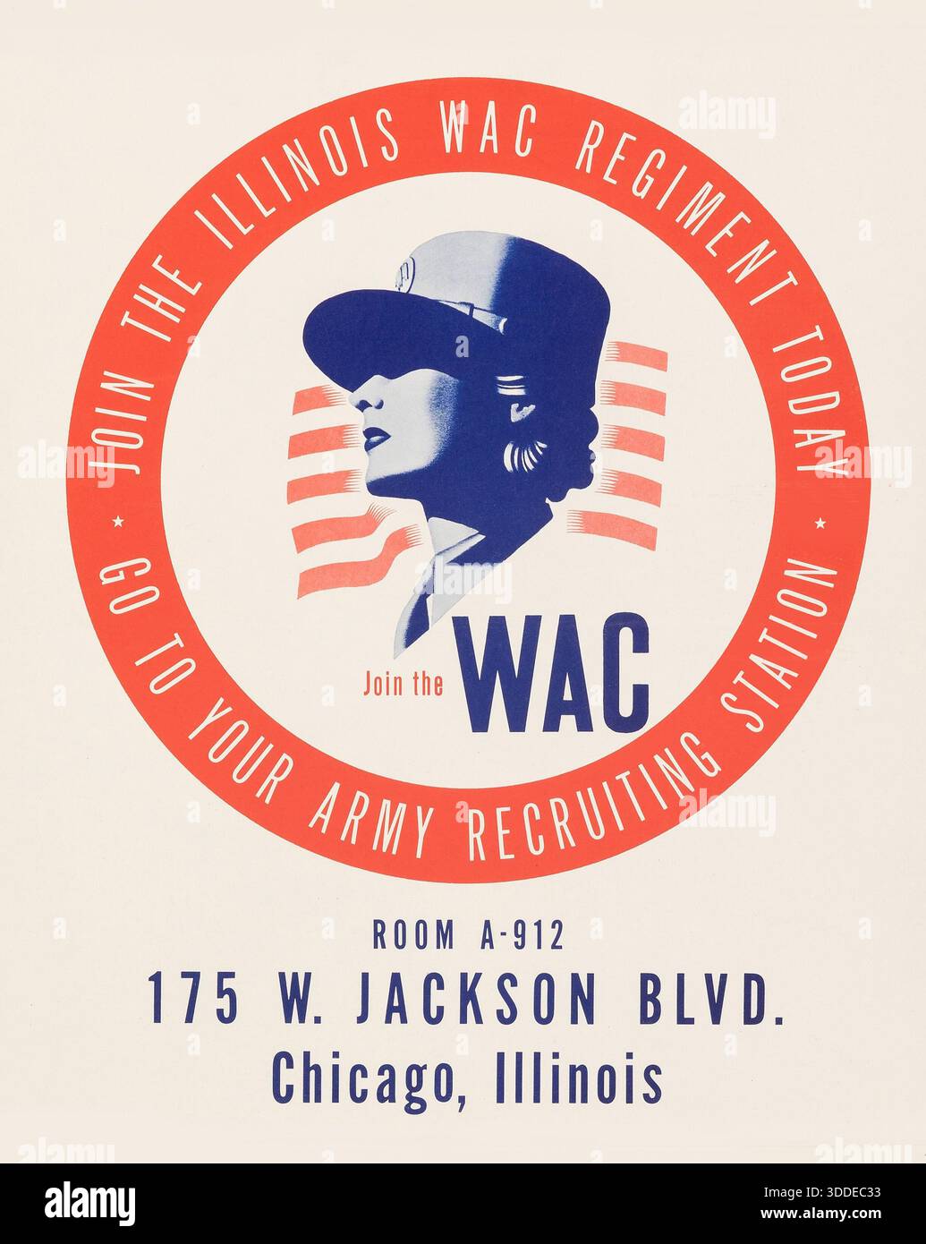 Join the WAC - World War II Propaganda Poster (U.S. Government Printing ...