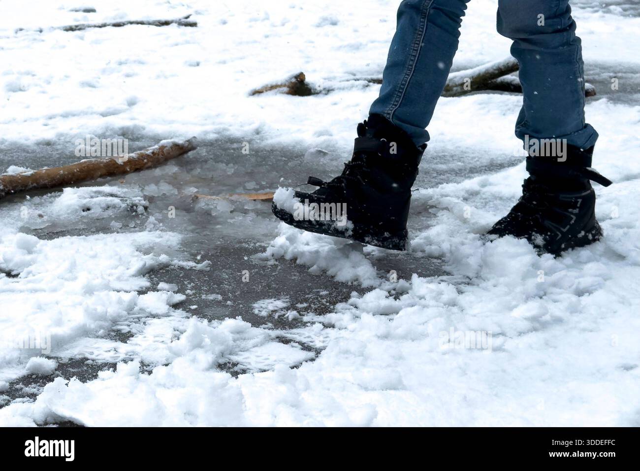 Winter in Berlin 2025 Berlin, Deutschland - 31. Dezember 2025: Ein ...