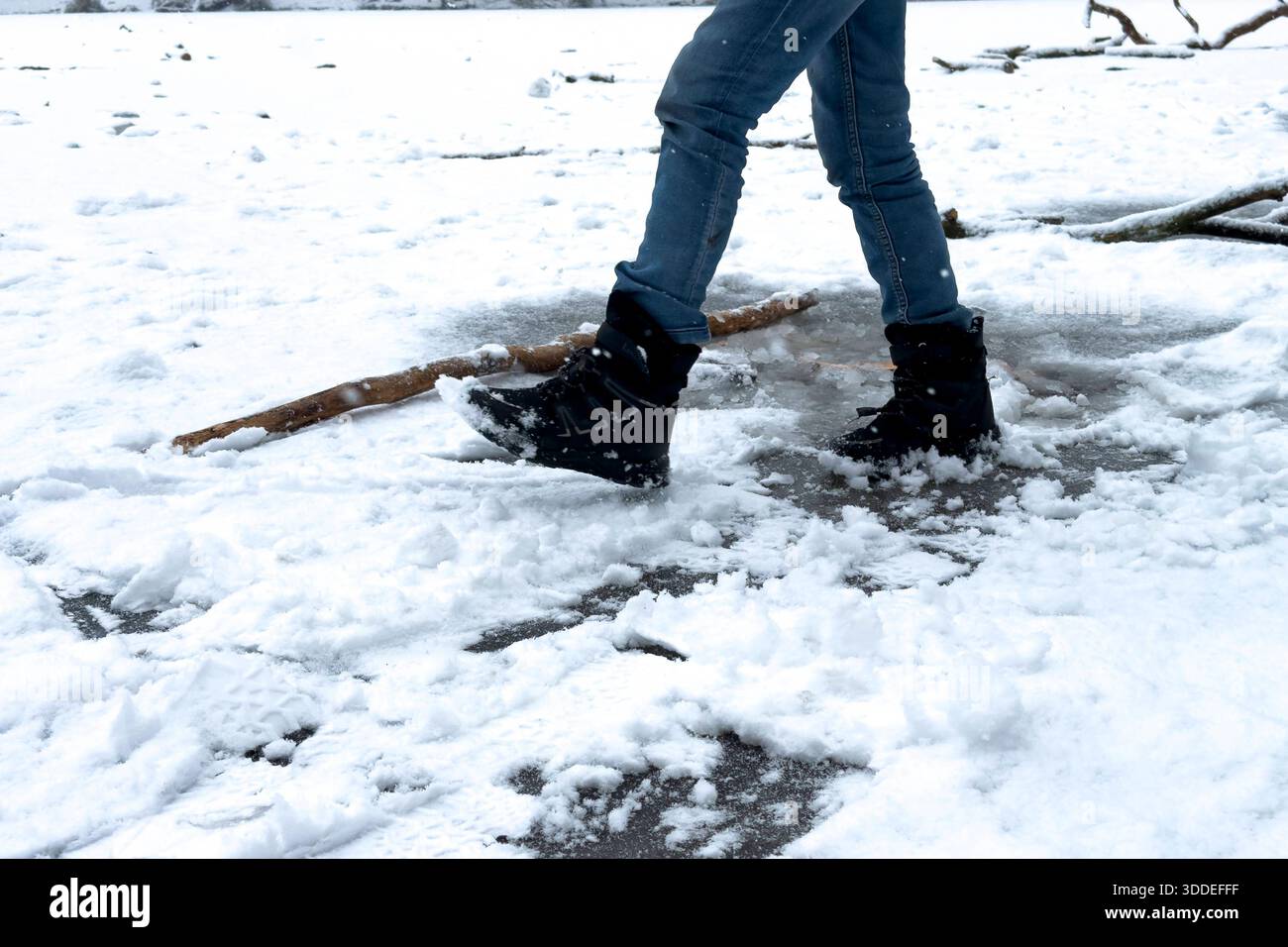 Winter in Berlin 2025 Berlin, Deutschland - 31. Dezember 2025: Ein ...