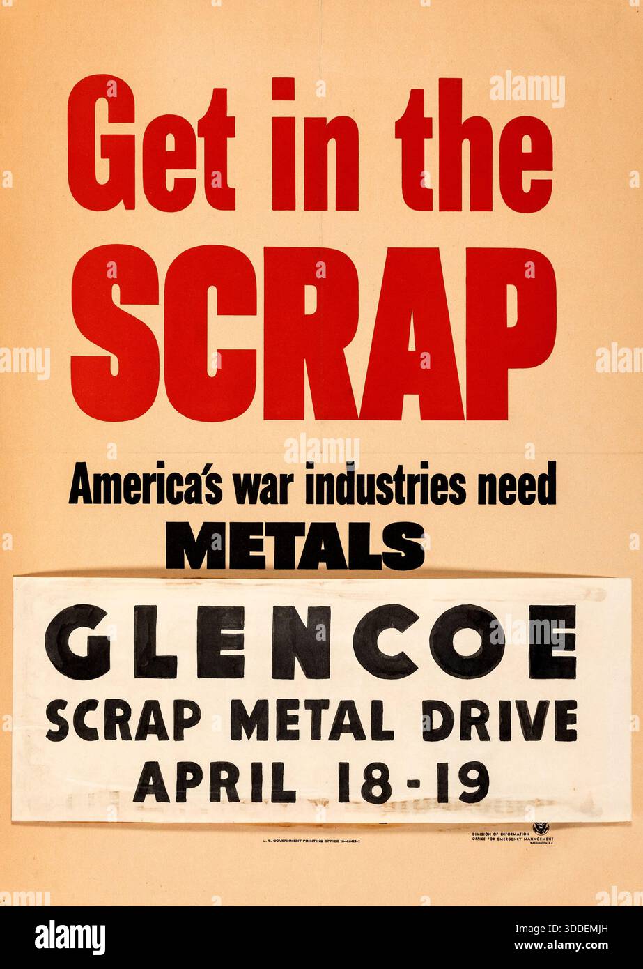 Get in the scrap - World War II Propaganda Poster (U.S. Government ...