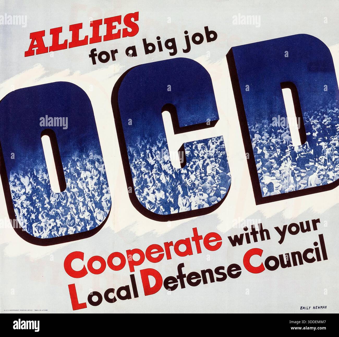 Volunteer at your local civilian defense office hi-res stock ...