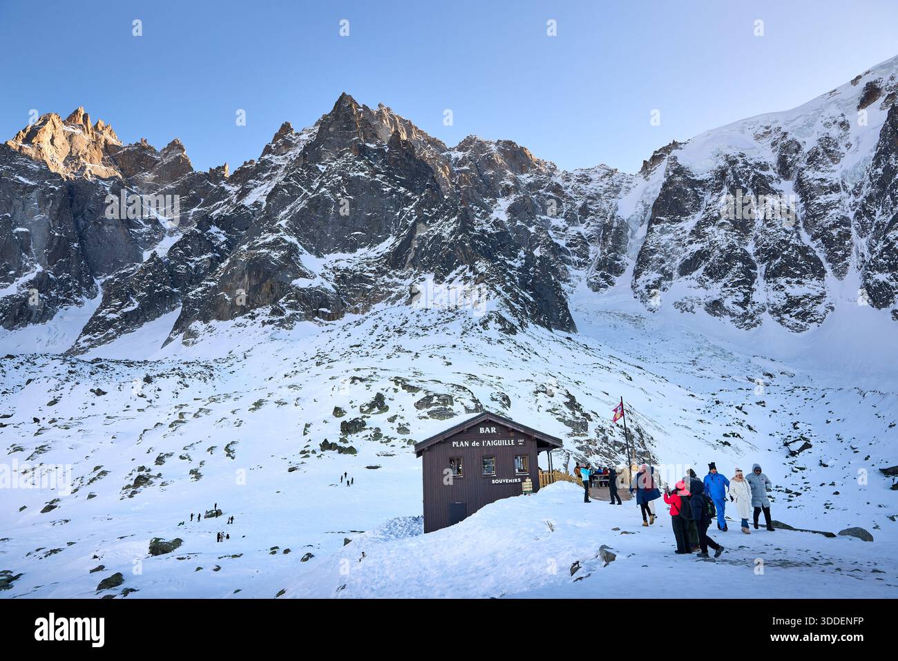 Chamonix-Mont-Blanc in the French Alps Aiguille du Midi bar called ...