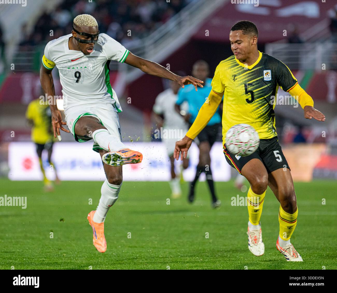 Victor Osimhen of Nigeria shoot at goal during the Africa Cup of ...