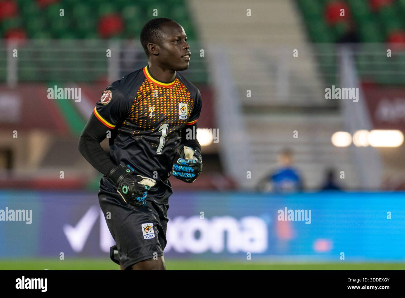 Nafian Alionzi of Uganda during the Africa Cup of Nations (CAN) 2025 ...