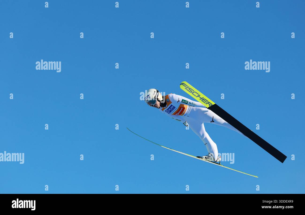 Nozomi MARUYAMA of Japan soars in the air during round 1 of the women's ...