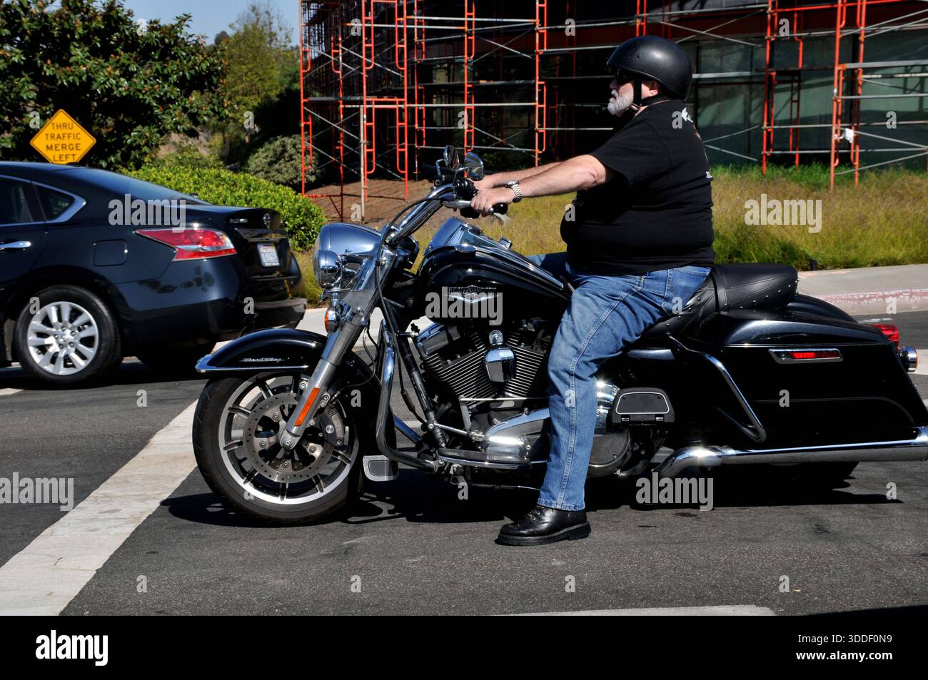 San Diego/california/ 24 September 2019/ American Harley Davidson motor bike might horse power ...