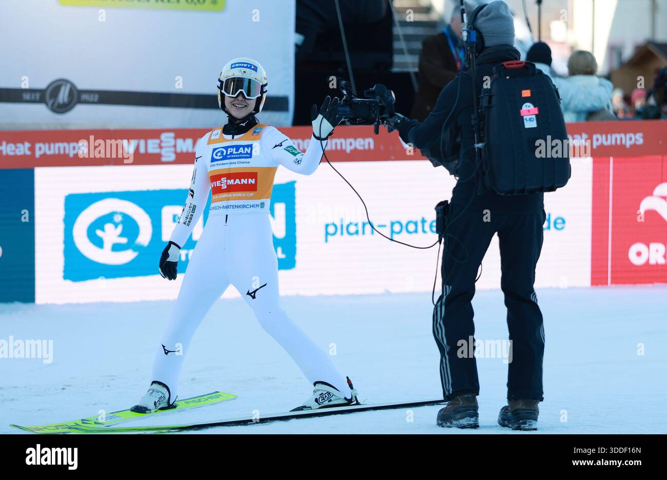Nozomi MARUYAMA of Japan reacts during the women's individual large ...