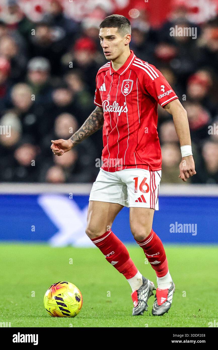 Nicolas Dominguez of Nottingham Forest during the Premier League match ...