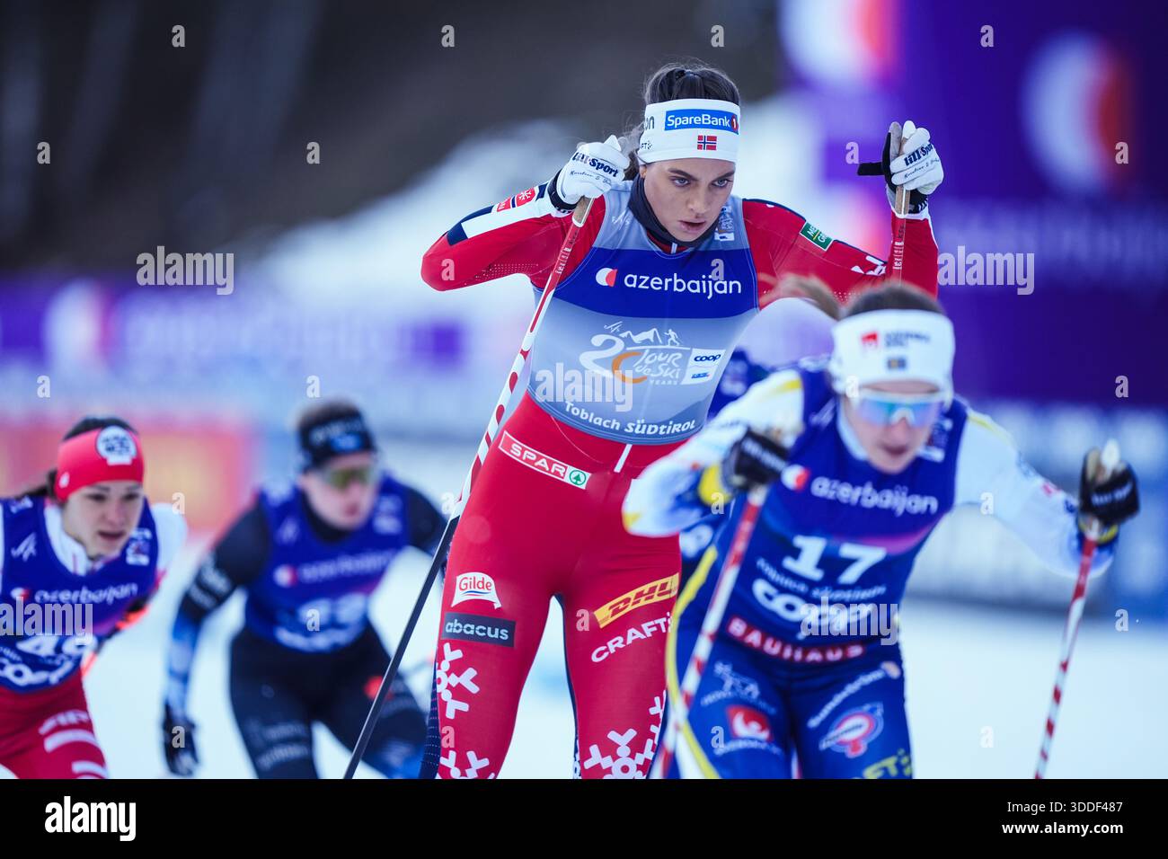 Toblach, Italy 20251231. Kristine Stavås Skistad during the 5 km heat ...