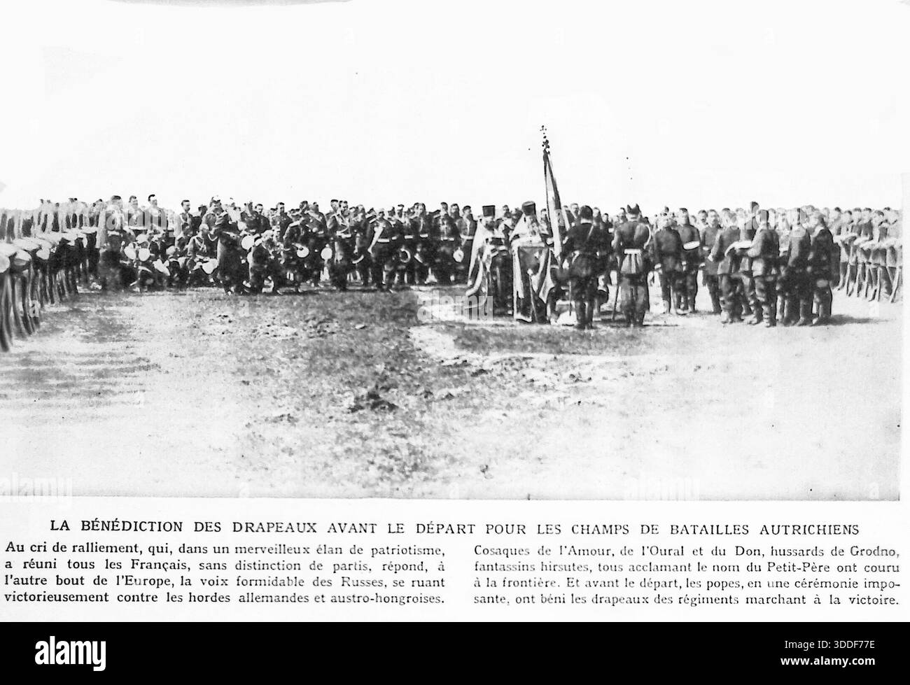 French magazine clipping from Le Miroir, October 1914, featuring "The ...