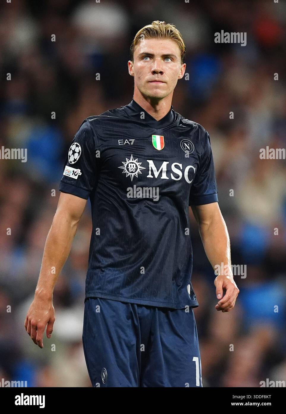 File photo dated 18/09/2025 of Rasmus Hojlund. Napoli sporting director ...