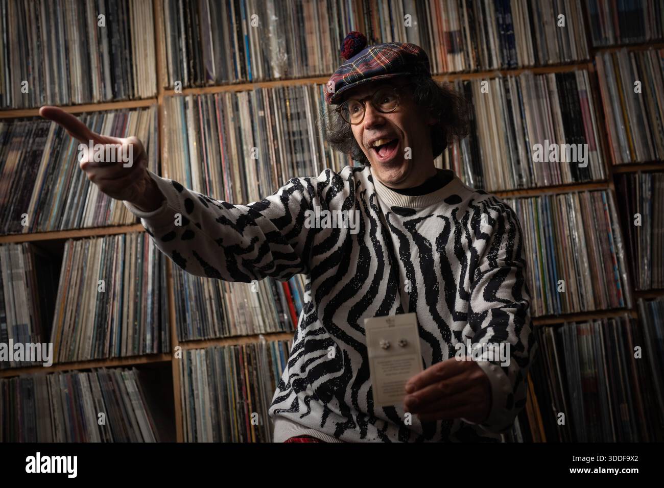 Canadian journalist and musician, Nardwuar the Human Serviette is ...