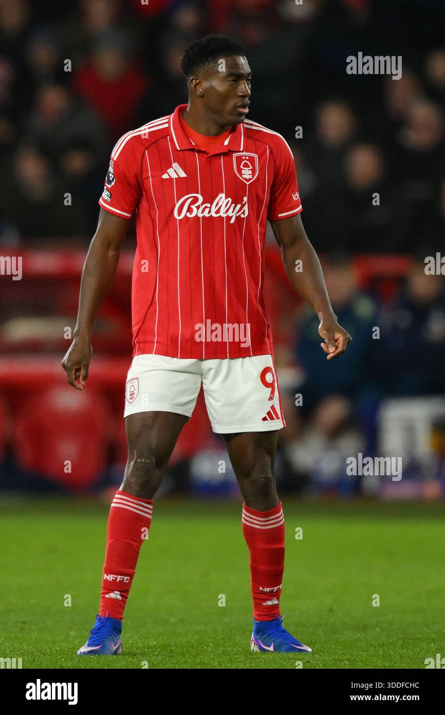 Taiwo Awoniyi of Nottingham Forest during the Premier League match ...