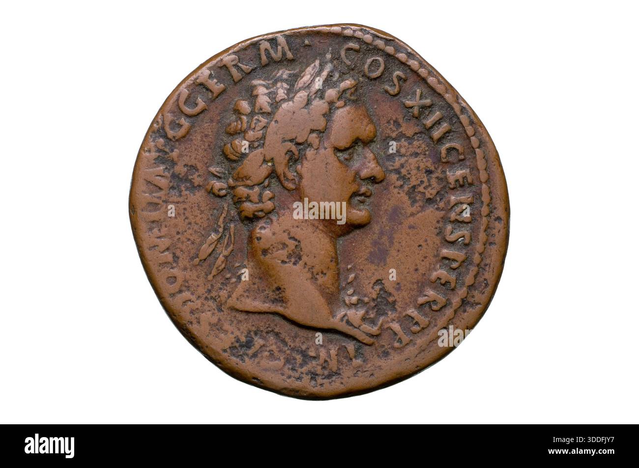 Coin of the Emperor Domitian Stock Photo - Alamy