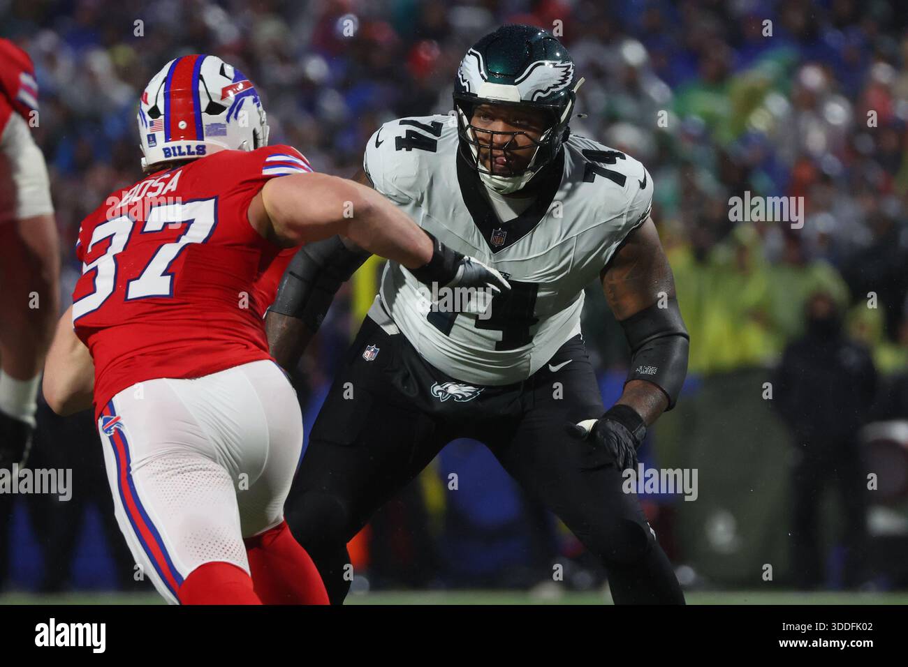 Philadelphia Eagles offensive tackle Fred Johnson (74) blocks during ...