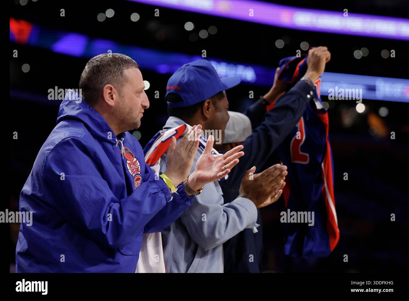 Comedian and actor Tim Robinson watches play between the Detroit ...