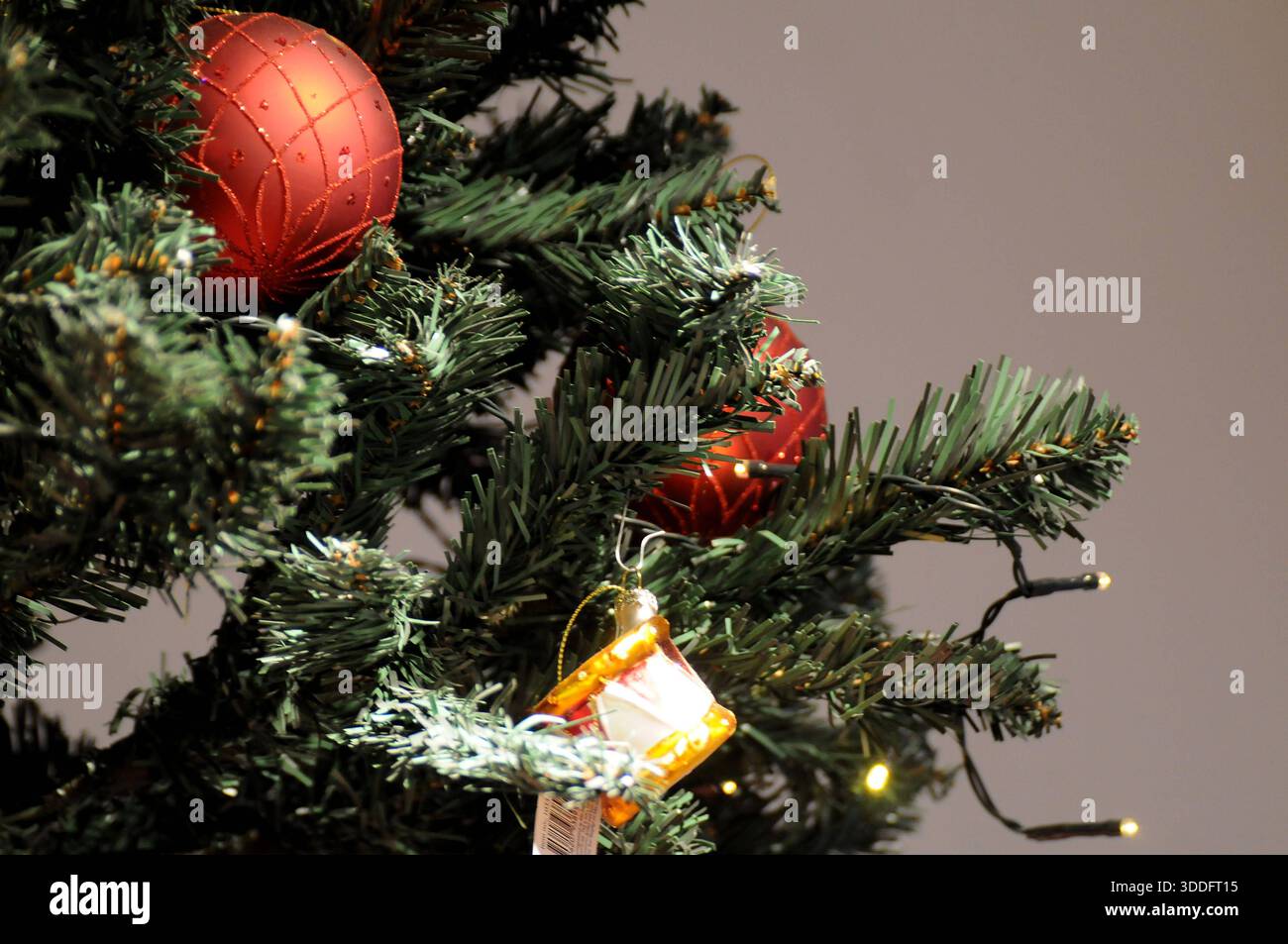 Copenhagen /Denmark/ 21.December 2019/ Christmas tree and christmas ...