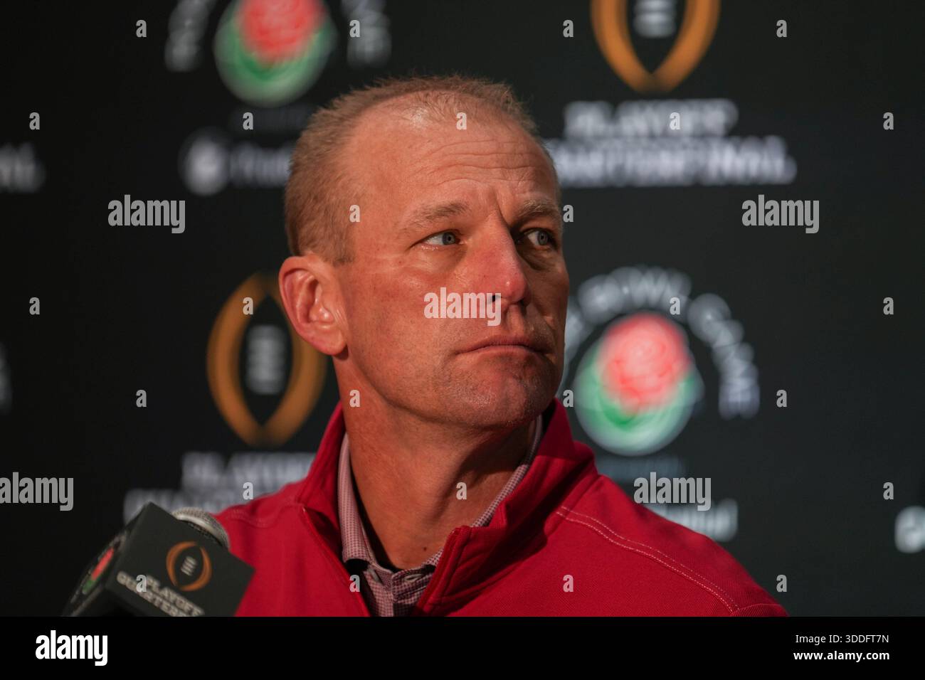 Alabama Crimson Tide head coach Kalen DeBoer during media day for the ...