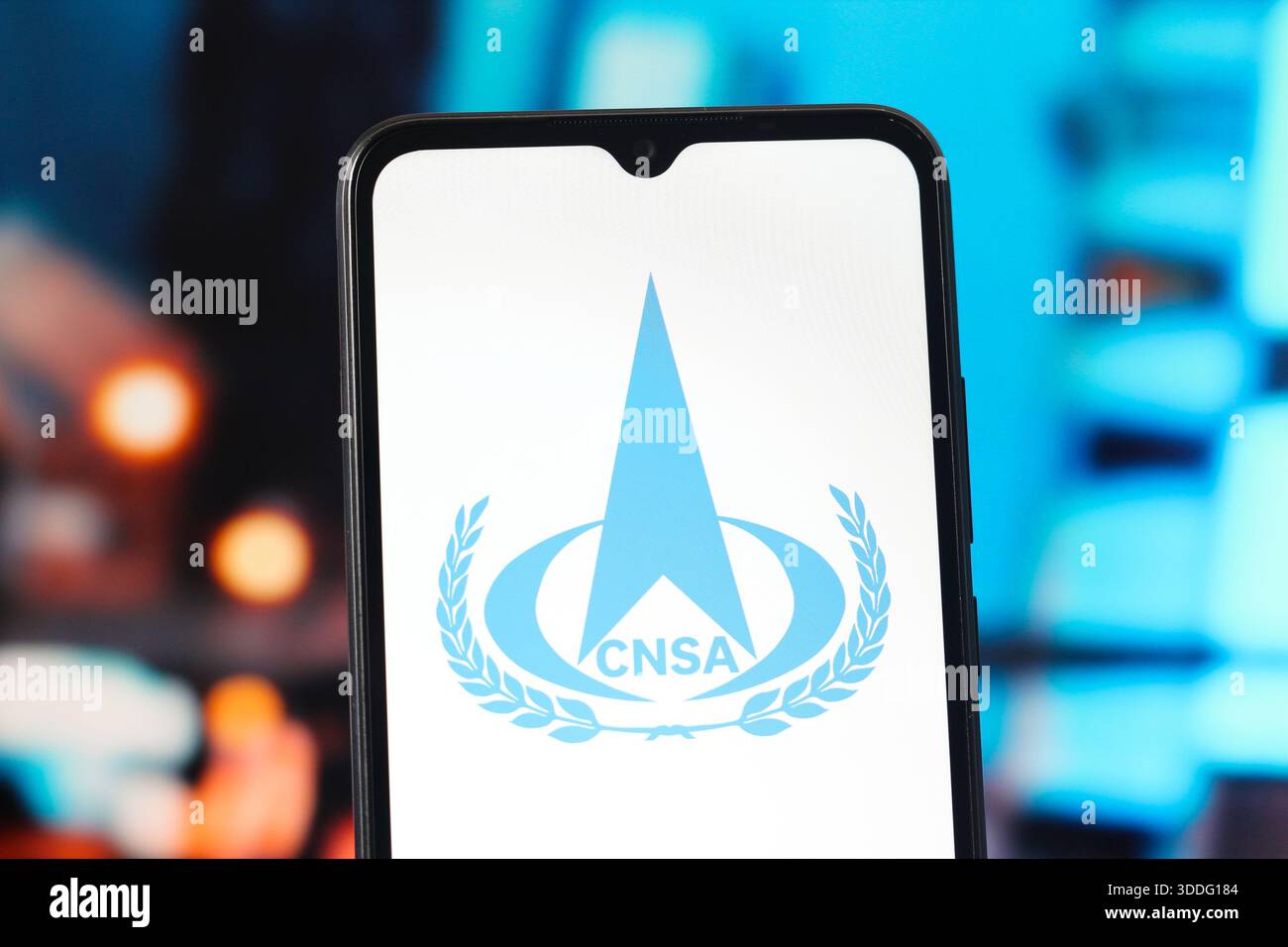 In this photo illustration, the China National Space Administration ...