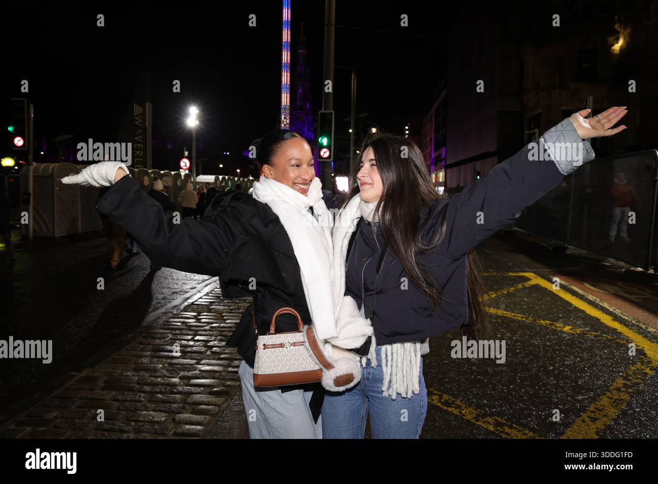 Geadni and Acelia from the Netherlands during the Hogmanay New Year ...