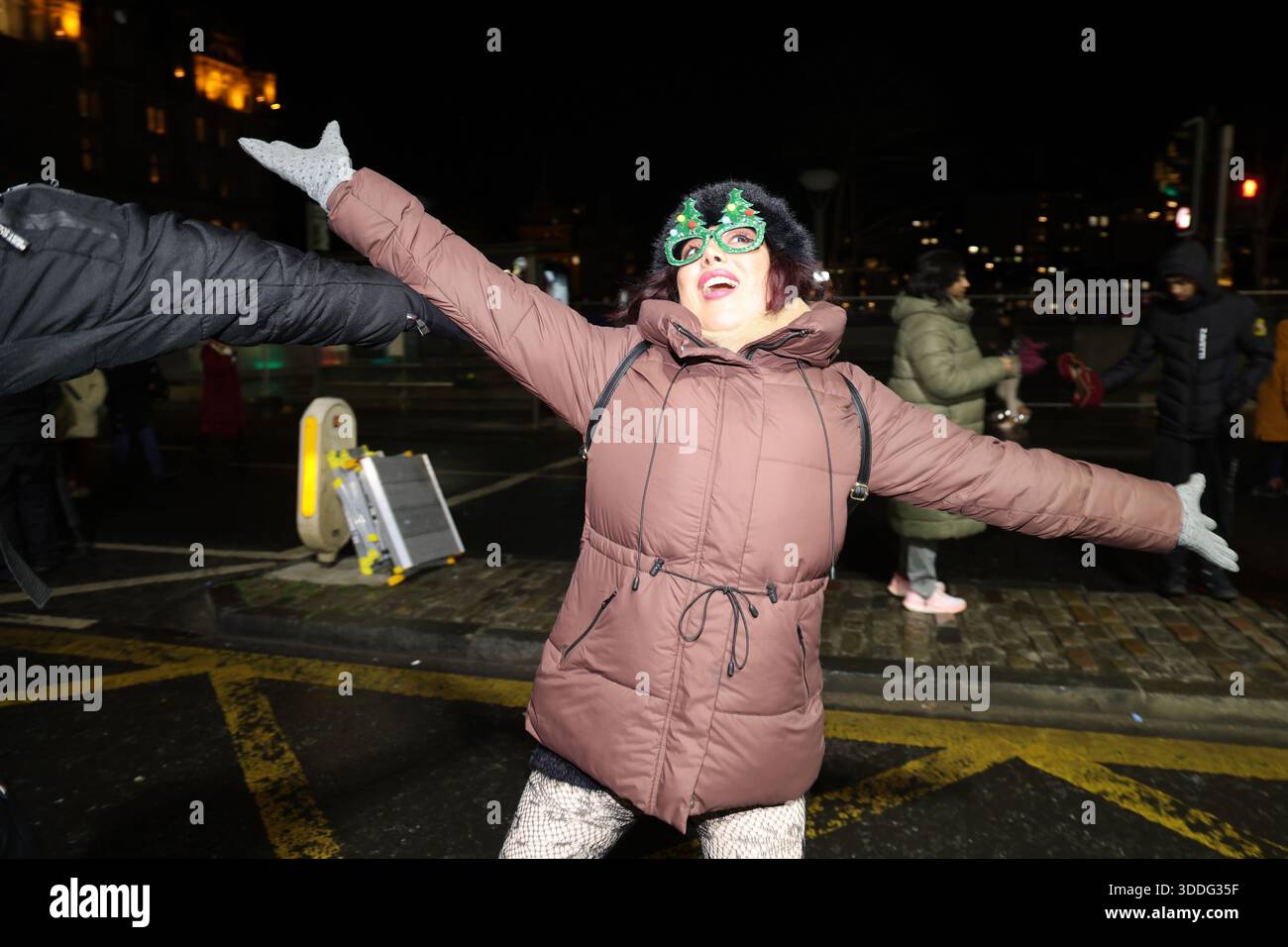 Nilo Latifi from Iran during the Hogmanay New Year celebrations in ...