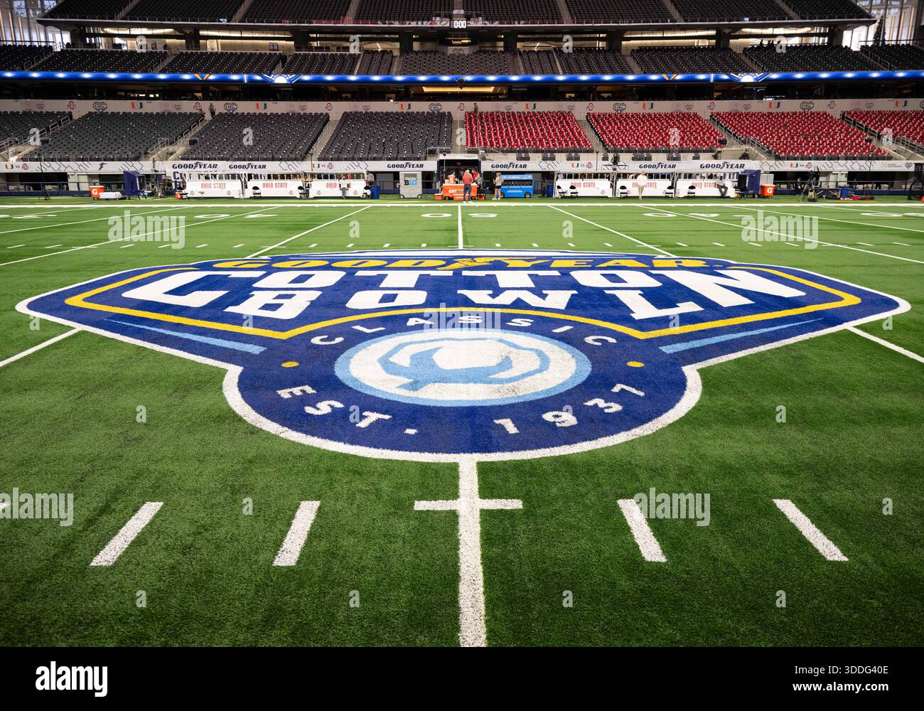 December 31, 2025 Goodyear Cotton Bowl logo before the NCAA Football ...