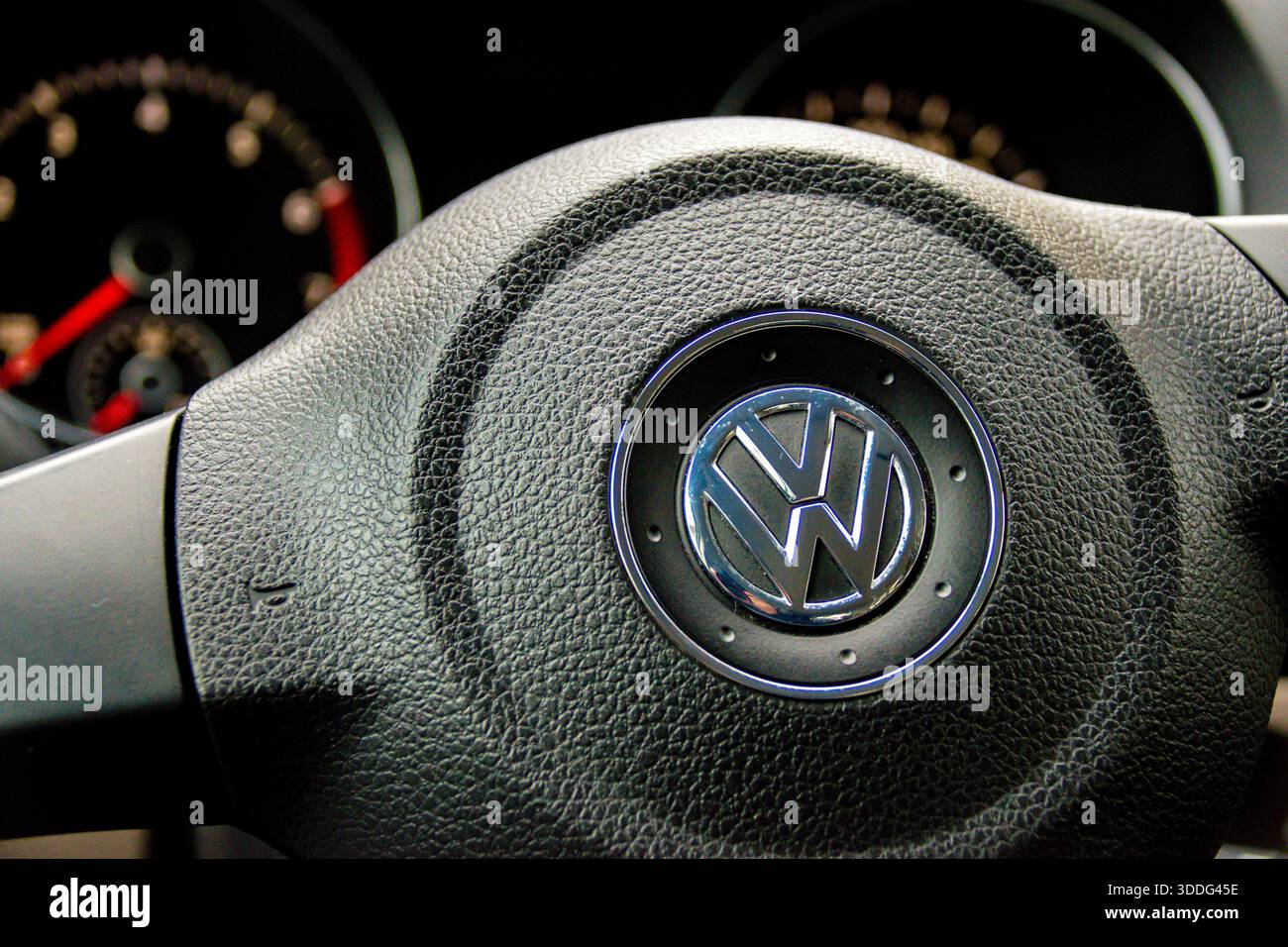 The Volkswagen (VW) logo is one of the most recognizable corporate ...