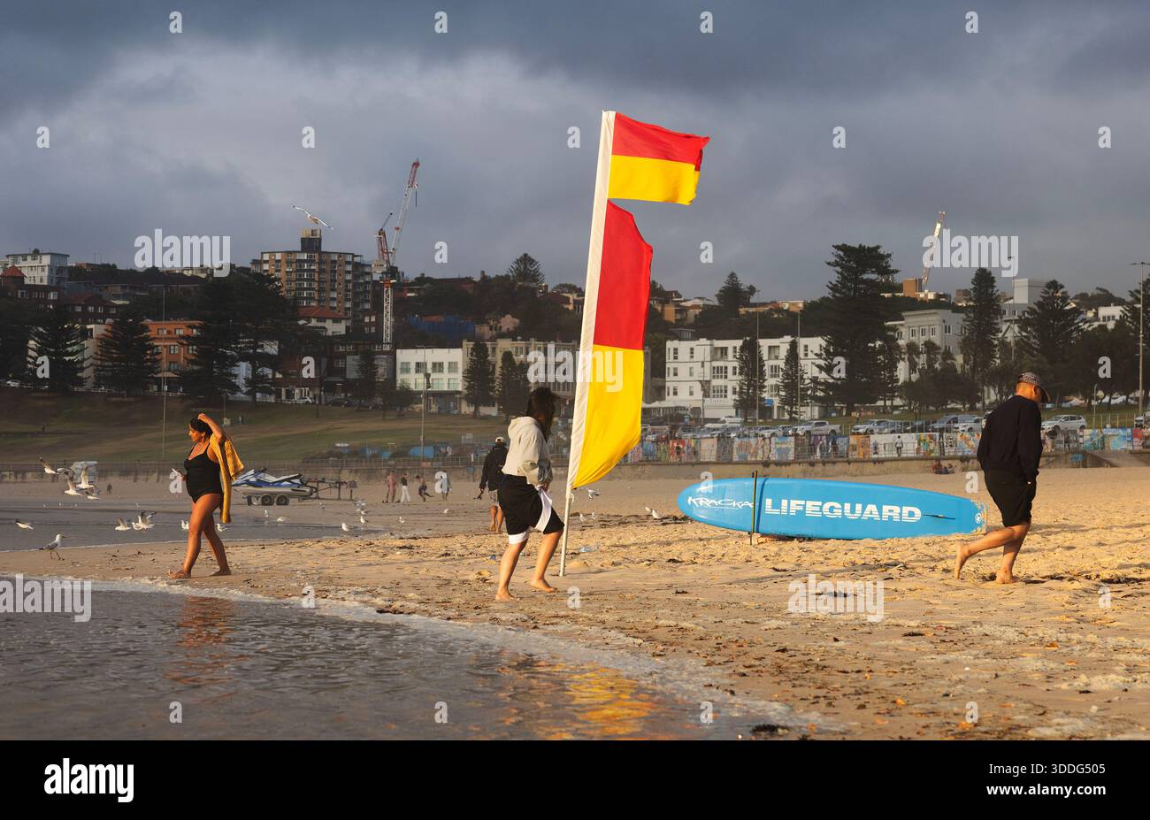 People gather on New Years Day to see the sunrise at Bondi Beach, in ...