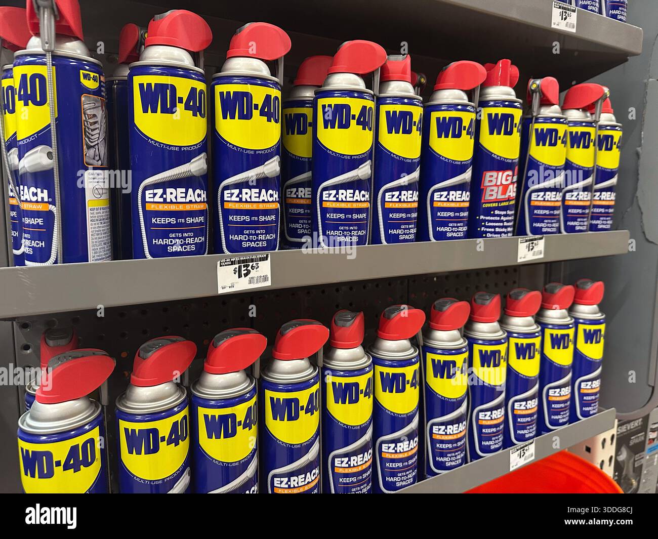 WD-40 on display at a hardware store, on Dec. 31, 2025 in North Miami ...