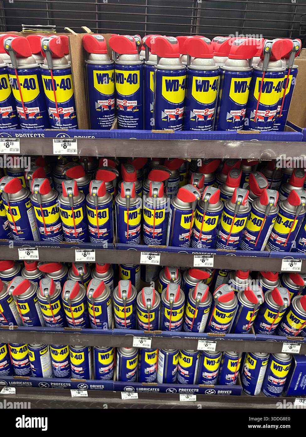 WD-40 on display at a hardware store, on Dec. 31, 2025 in North Miami ...