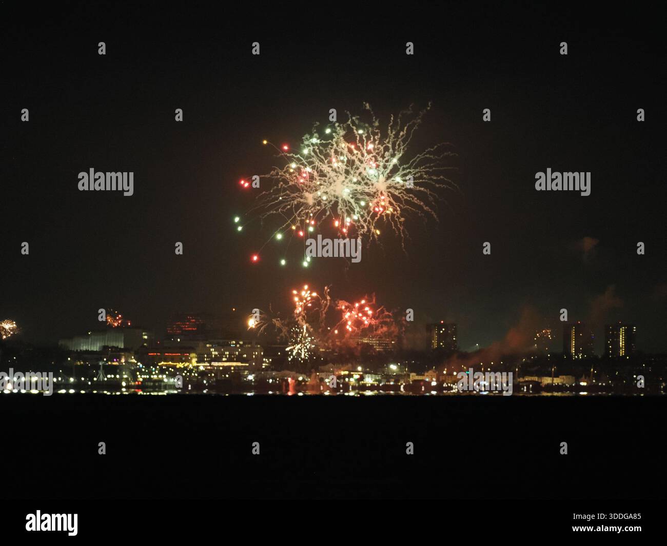 Sheerness, Kent, UK. 1st Jan, 2026. Southend-on-sea in Essex New Year's ...