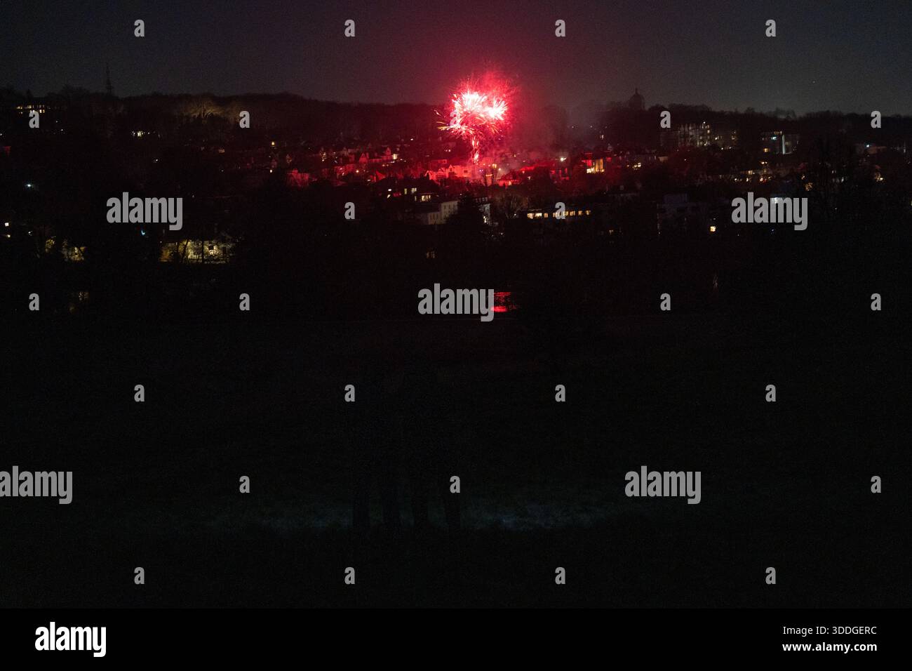 Fireworks exploded at a residential neighborhood near Parliament Hill ...
