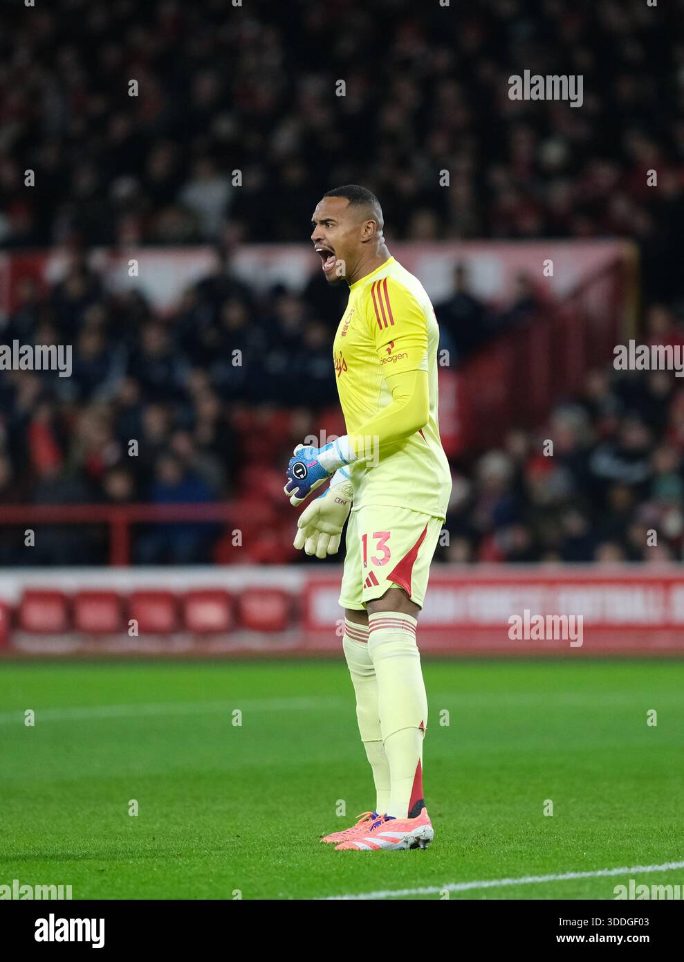 John Victor of Nottingham Forest seen during the Premier league ...